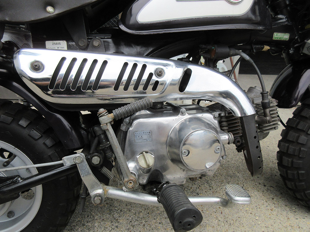 Yahoo!オークション - 動画あり ホンダ モンキー 5Lタンク 50cc 12V 紺...